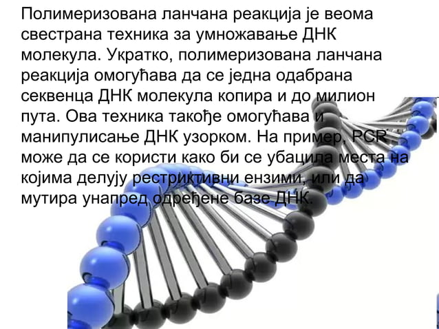 L218 - Biologija - Molekularna biologija - Katarina Petrović - Danijela Veljković | PPT