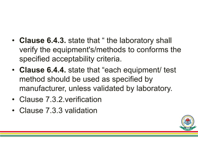 Validation of laboratory tests with important guidelines | PPTX