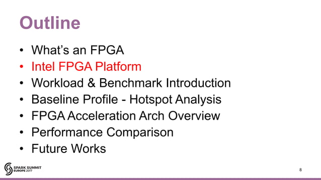 FPGA-Based Acceleration Architecture for Spark SQL Qi Xie and Quanfu Wang | PPT