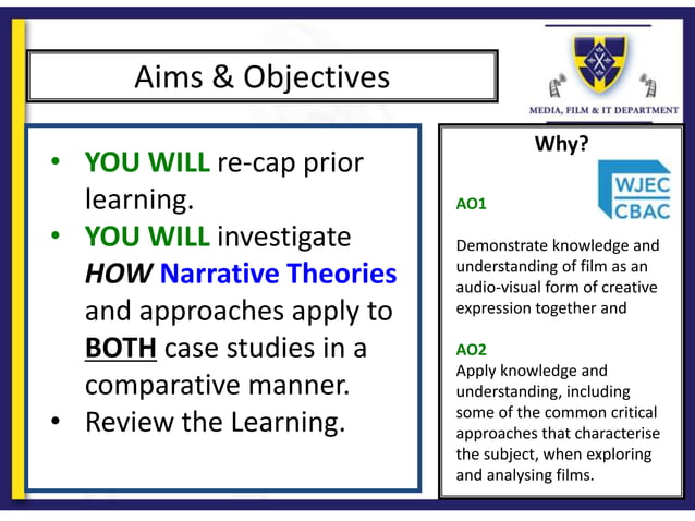 L22 narrative theory comparison | PPTX