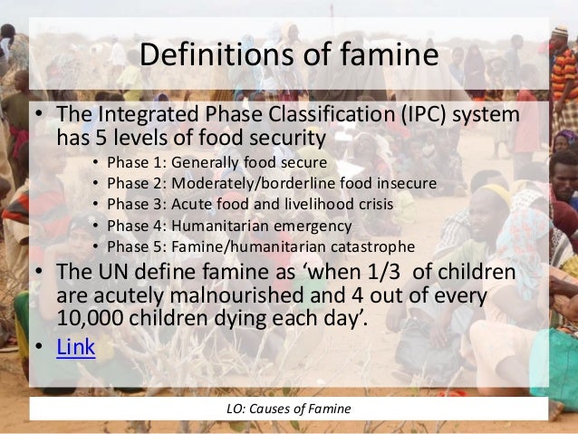L2 2015 causes of famine