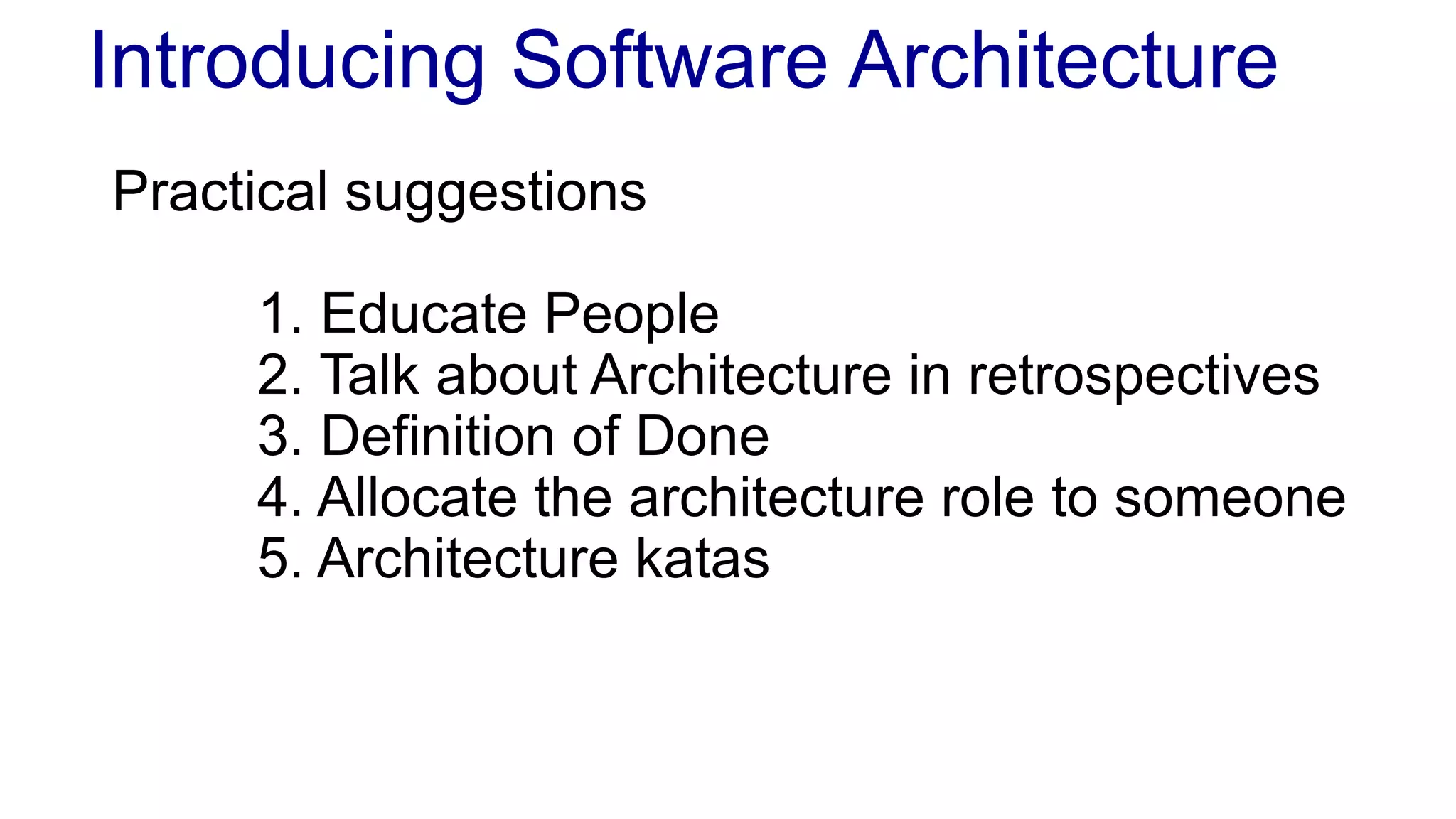 L22 Architecture and Agile | PPTX