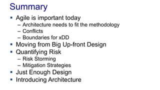 L22 Architecture and Agile | PPTX