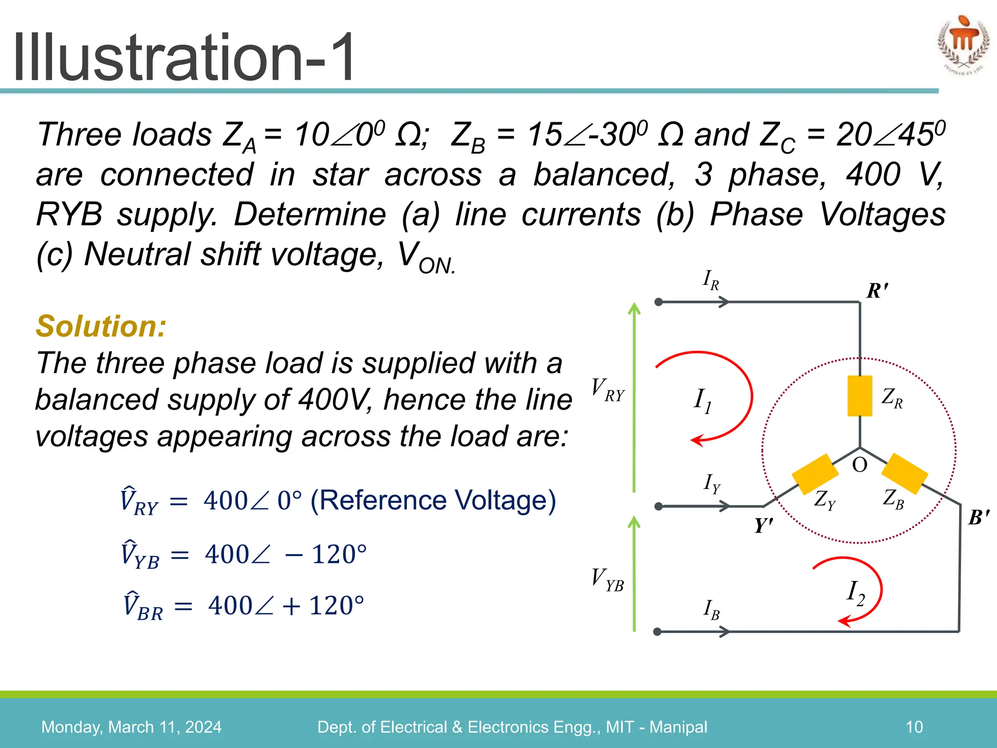 L22,L23 - 3 phase loads Balanced _ Unbalanced loads.pptx