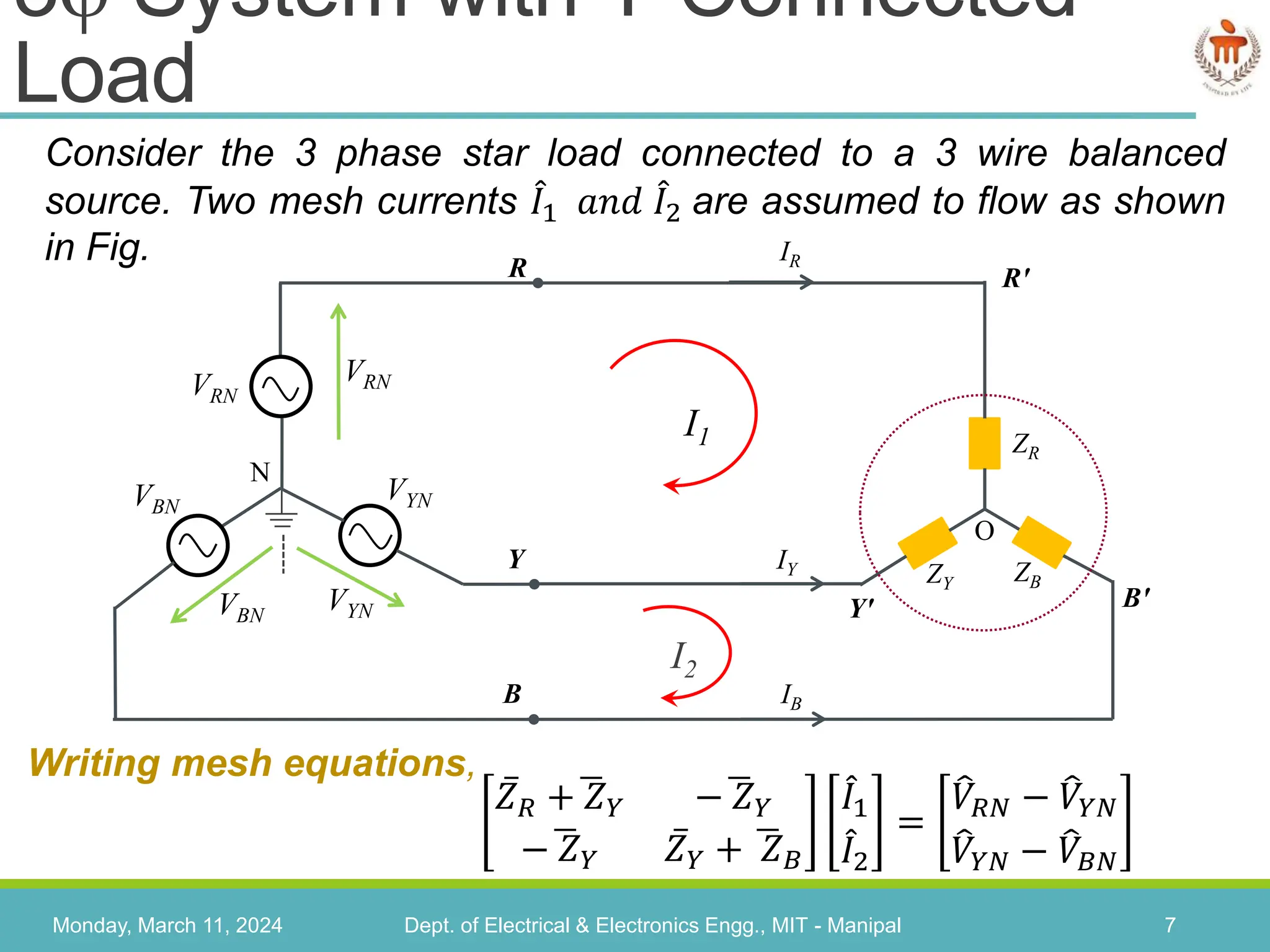 L22,L23 - 3 phase loads Balanced _ Unbalanced loads.pptx