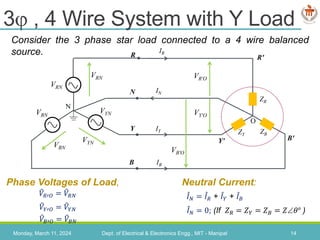 L22,L23 - 3 phase loads Balanced _ Unbalanced loads.pptx