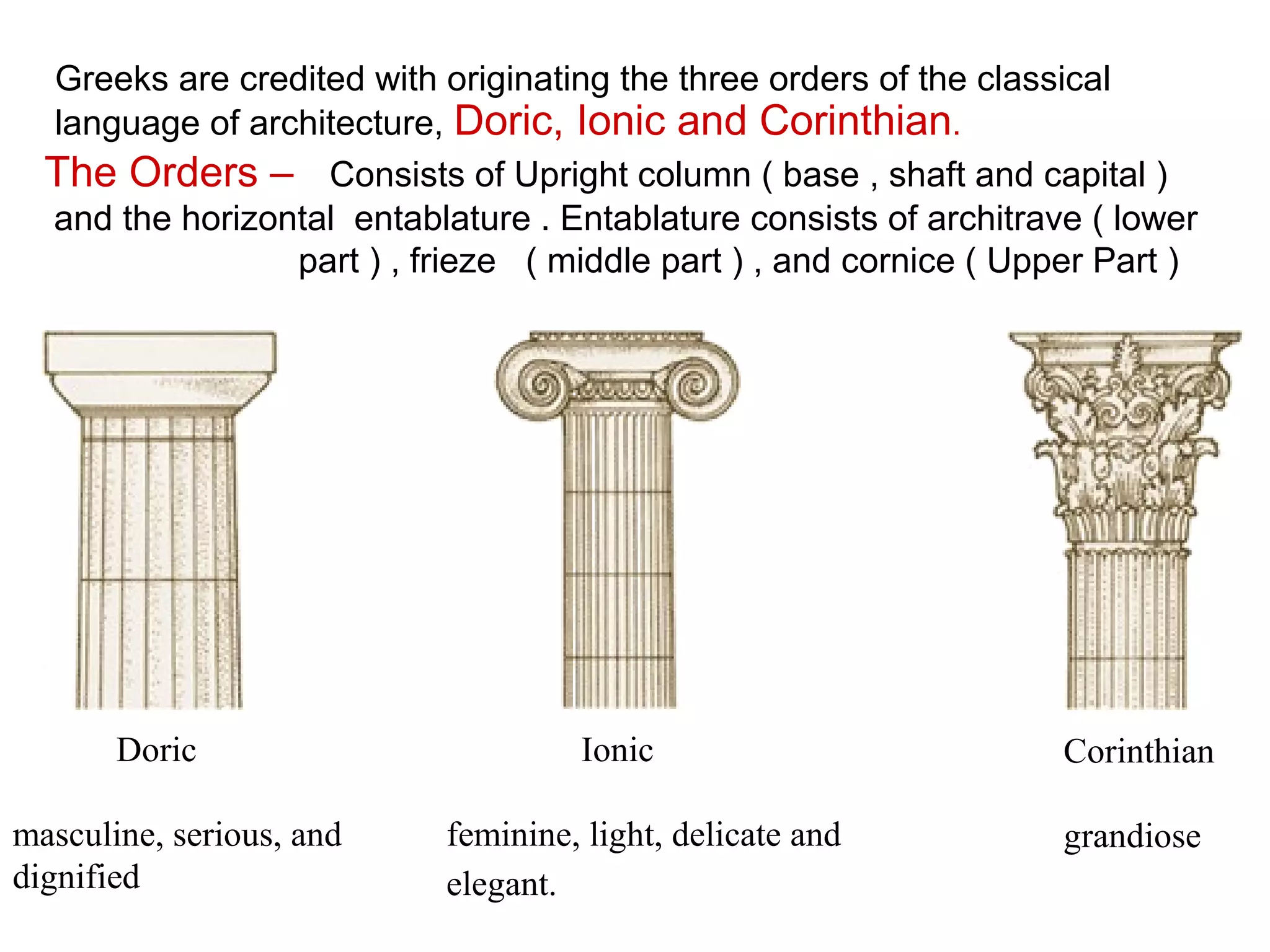 L 23 25 greek architecture | PPT