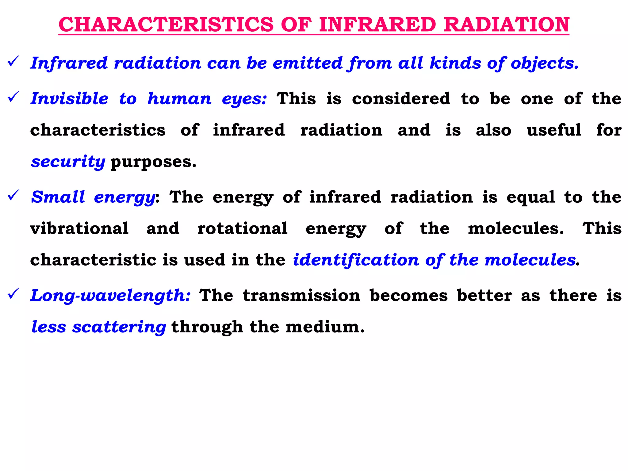 L23 infrared radiation | PPTX