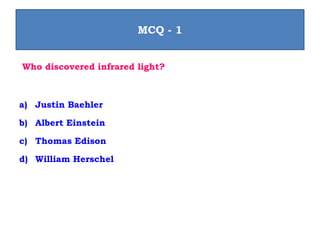 L23 infrared radiation | PPTX