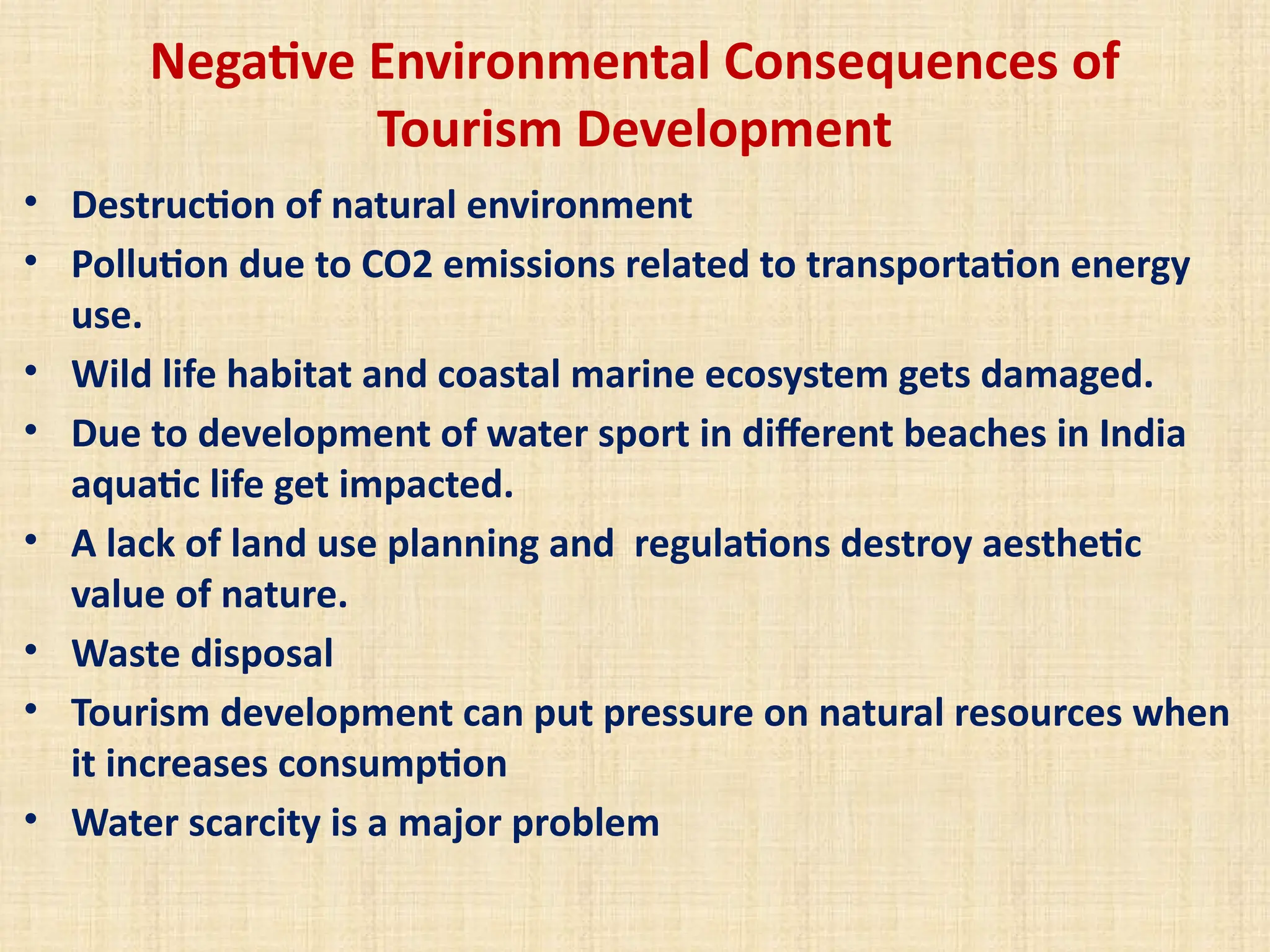 Consequences of tourism: positive and negative | PPTX