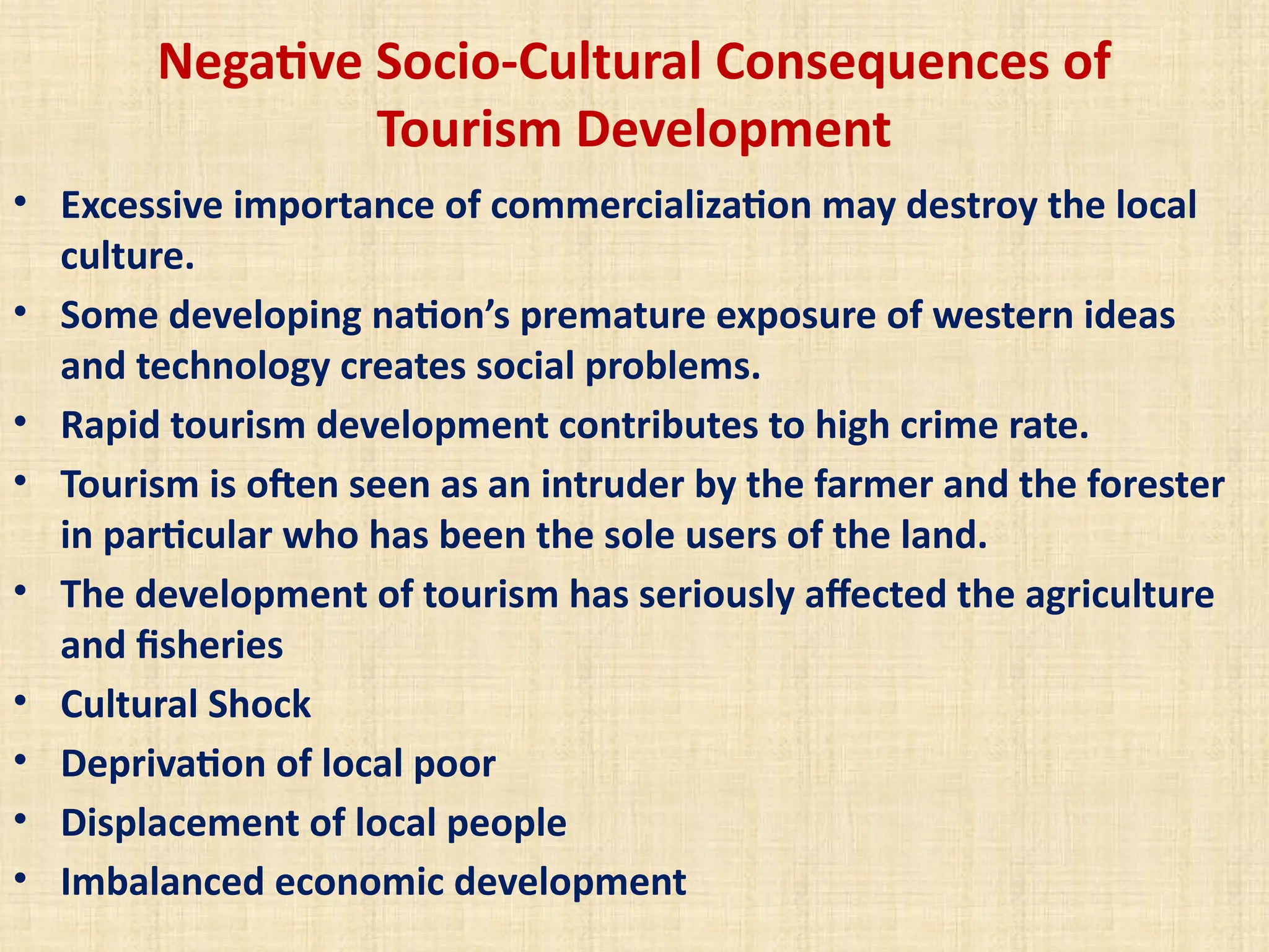 Consequences of tourism: positive and negative | PPTX