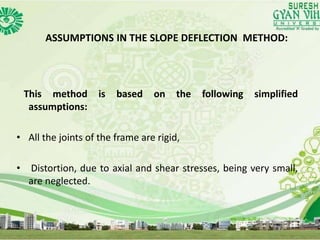 L23 overview of slope deflection method | PPTX