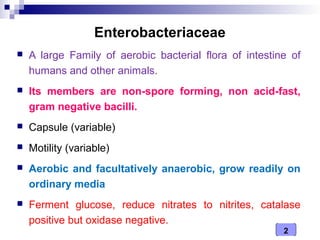 Medical Microbiology Laboratory (Enterobacteriaceae - V) | PPT