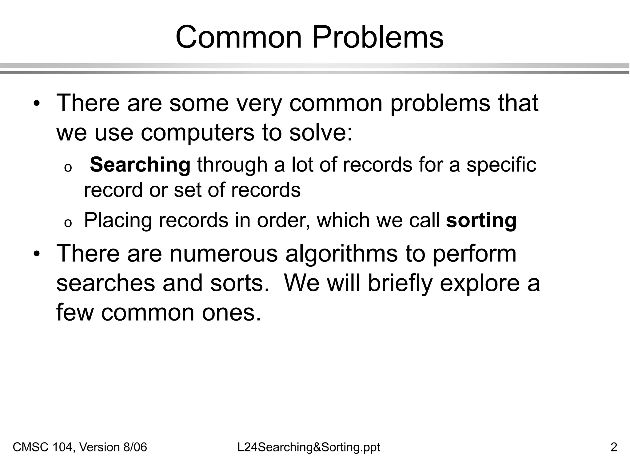 L24Searching&Sorting.ppt