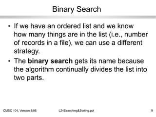 L24Searching&Sorting.ppt