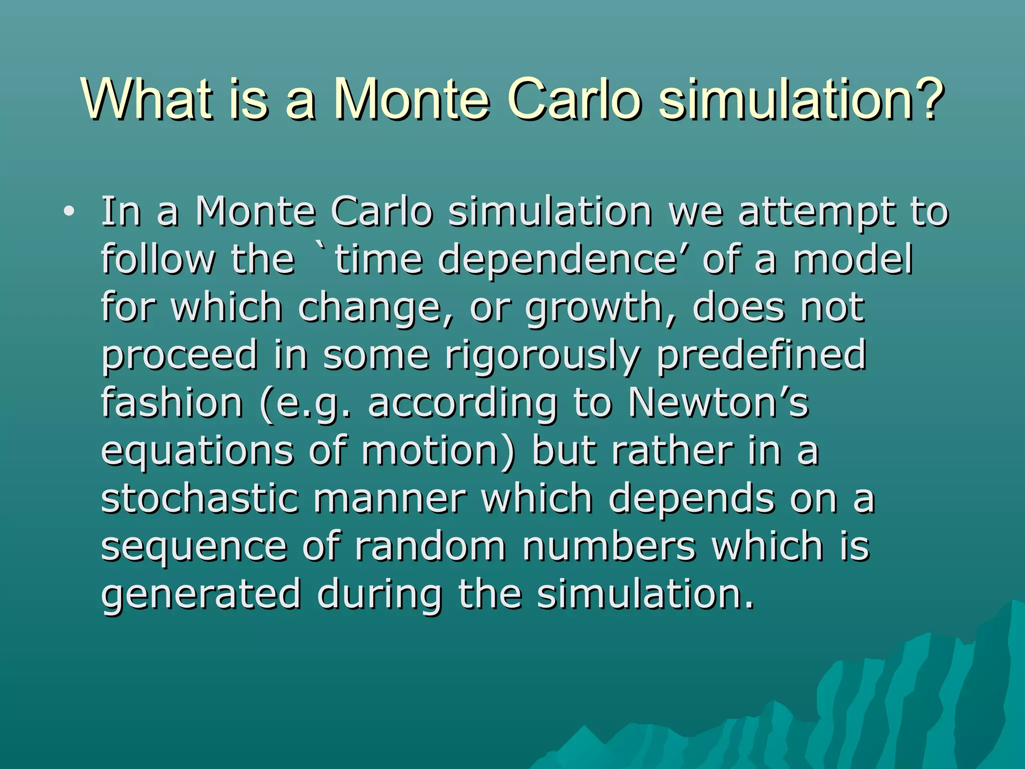 Monte Carlo Simulation Ppt