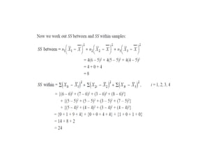 Analysis of Variance , Definition , Steps to calculate. | PPT
