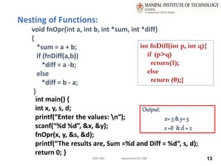 L25-L26-Parameter passing techniques.pptx | Programming Languages | Computing