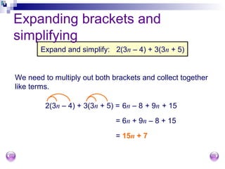 L25, expanding brackets_in_algebra | PPT