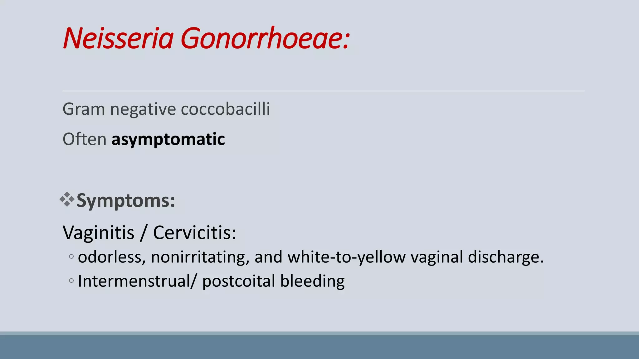 L39 Gynecological infections & ulcers | PPT