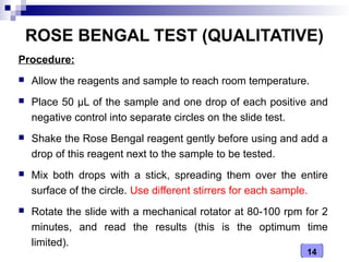 Medical Microbiology Laboratory (Brucella spp.) | PDF