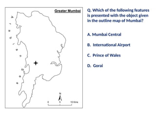 Map filling of with environmentally significant features in the outline ...