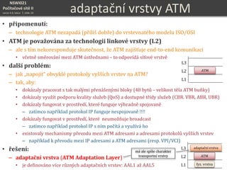 Počítačové sítě II, lekce 7: Telekomunikační přenosové technologie | PPTX