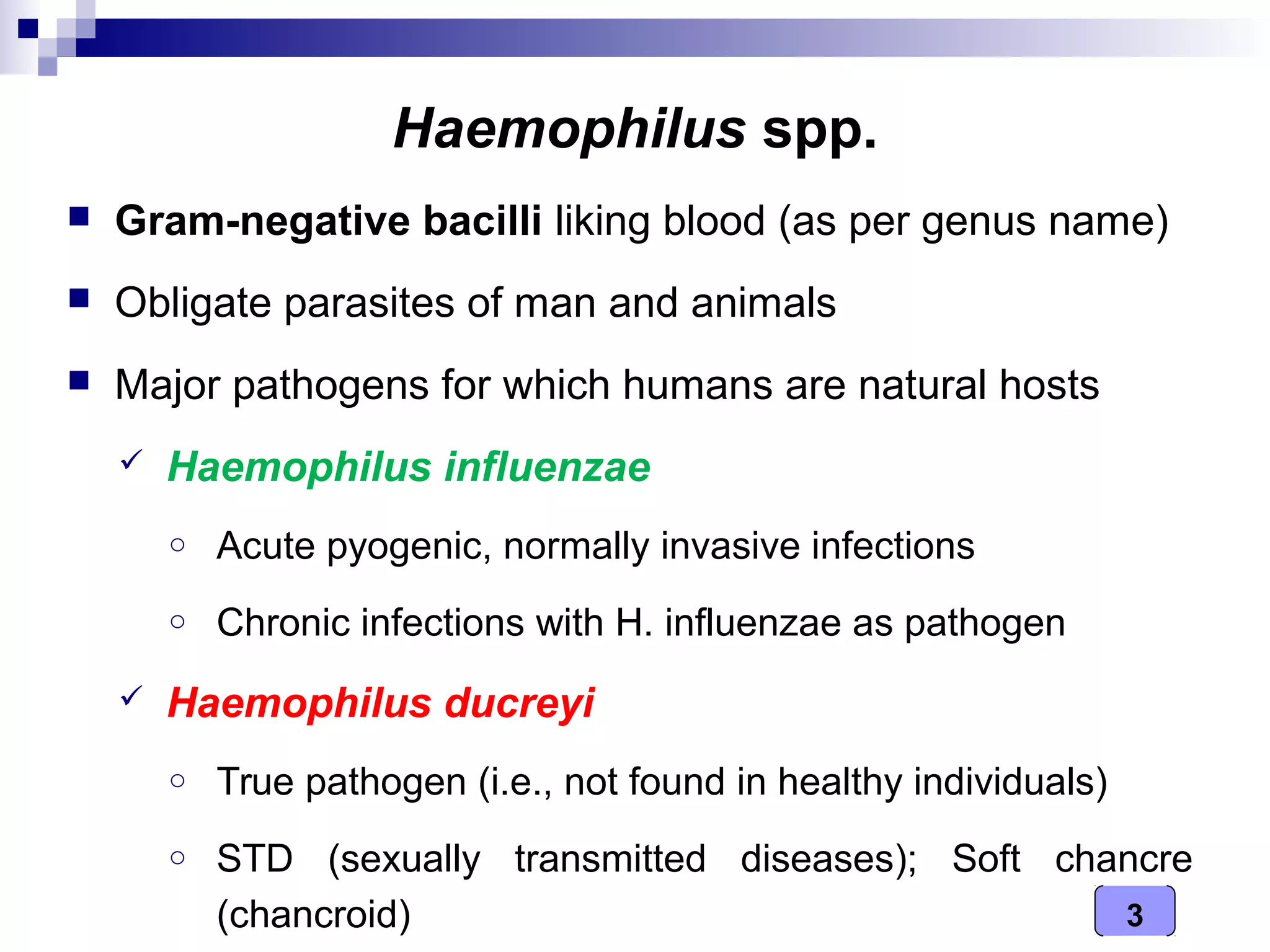 L27 - Medical Microbiology Laboratory (Haemophilus spp.) | PDF