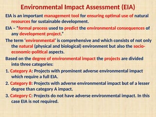 Environmental Management Concept, Environmental Legislation and ...
