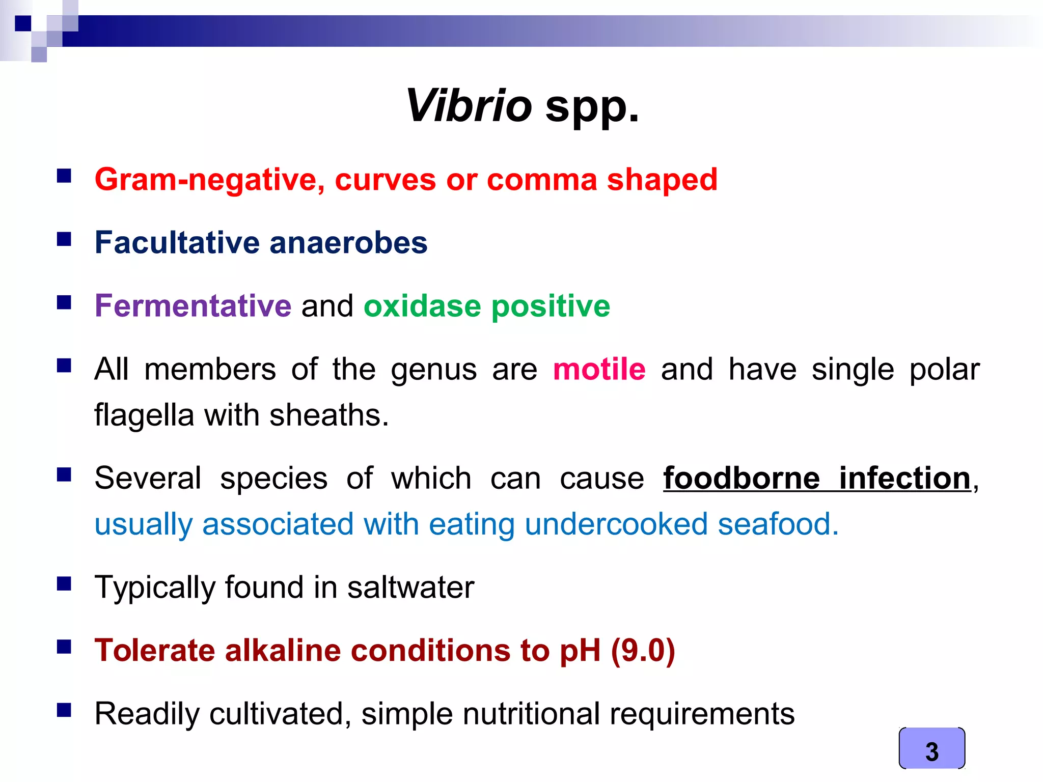 Medical Microbiology Laboratory (Vibrio spp.) | PDF