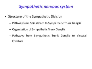 Autonomic nervous system | PPTX