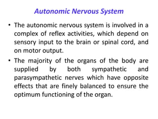 Autonomic nervous system | PPTX