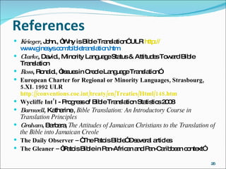 Bible Translation | PPT
