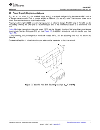 Datasheet IC L293 | PDF