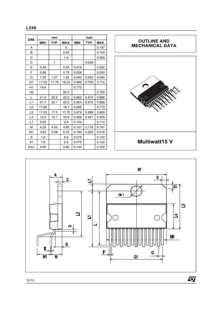 L298n Data Sheet