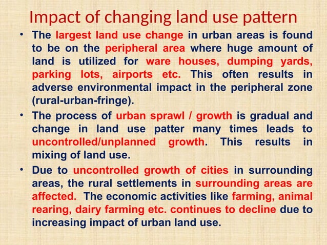 Impact of urbanization on loss of biodiversity | PPTX