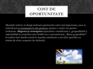 Costul de oportunitate | PPTX