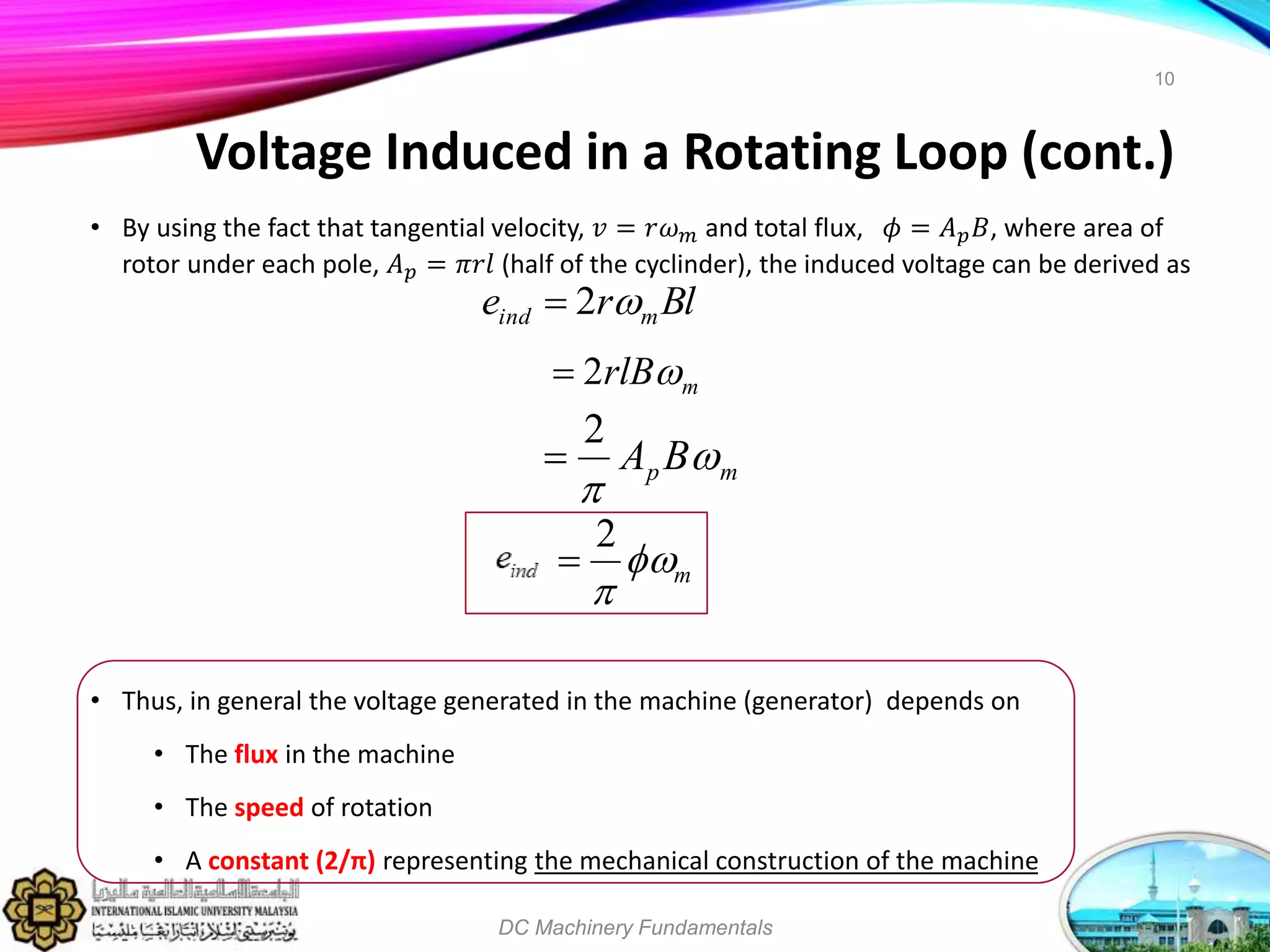 DC Machinery Fundamentals | PPTX