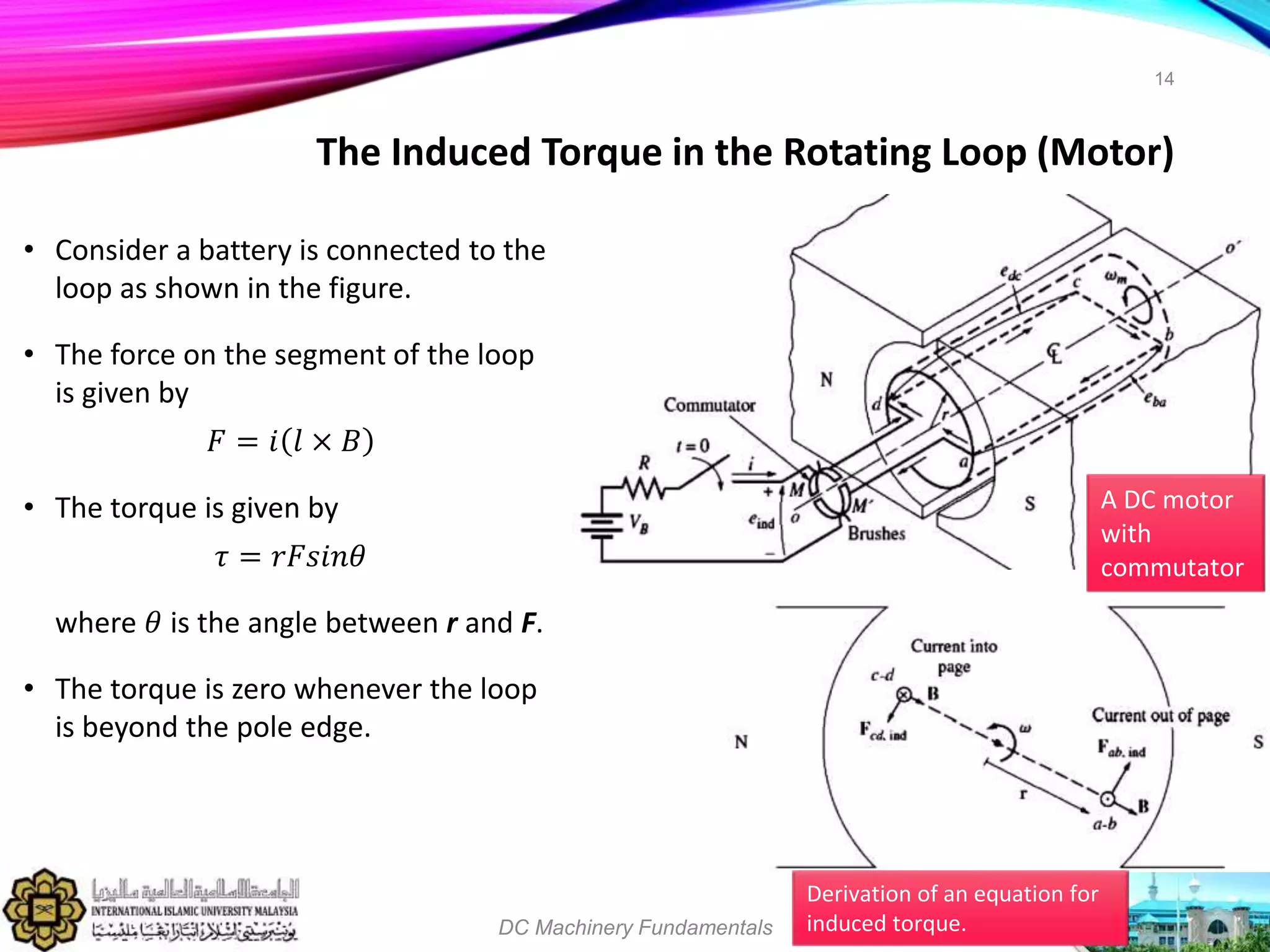 DC Machinery Fundamentals | PPTX