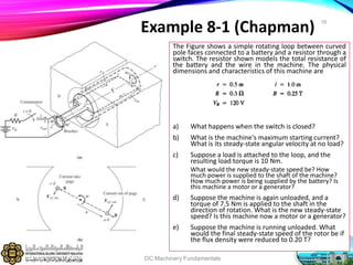 DC Machinery Fundamentals | PPTX