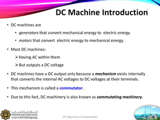 DC Machinery Fundamentals | PPTX