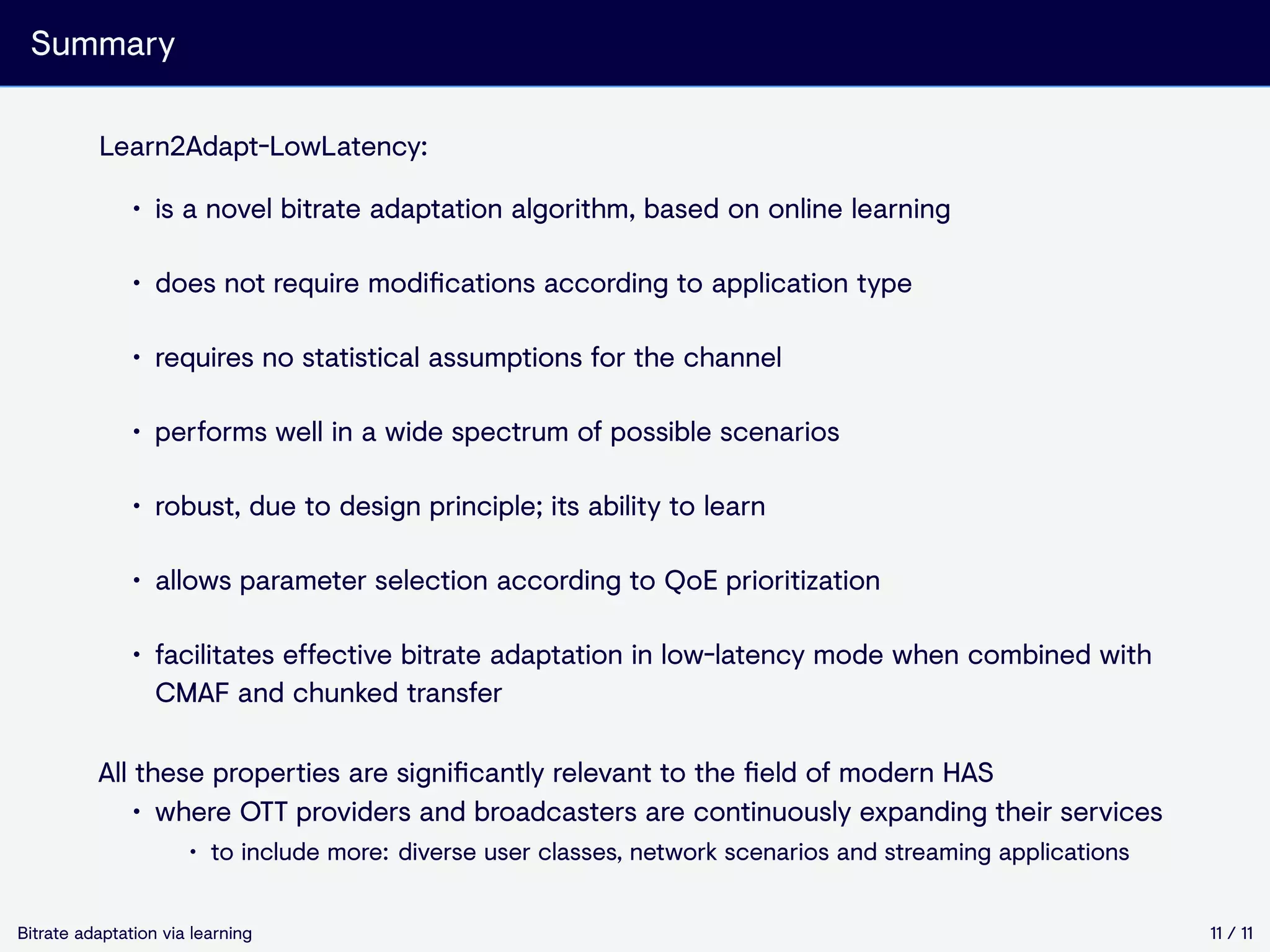 Online learning for low-latency streaming | PDF