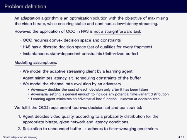 Online learning for low-latency streaming | PPT