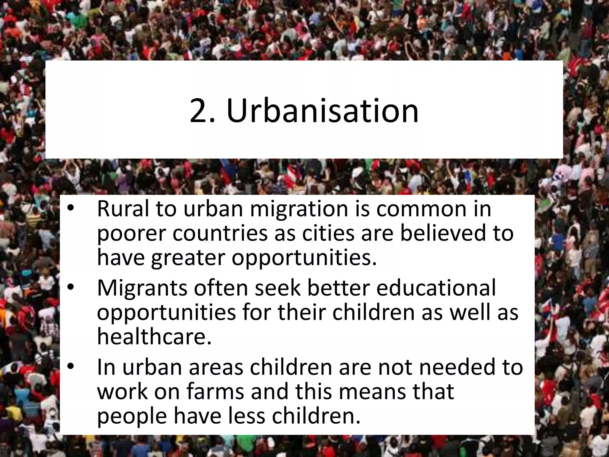 L2 ap factors affecting population growth | PPT