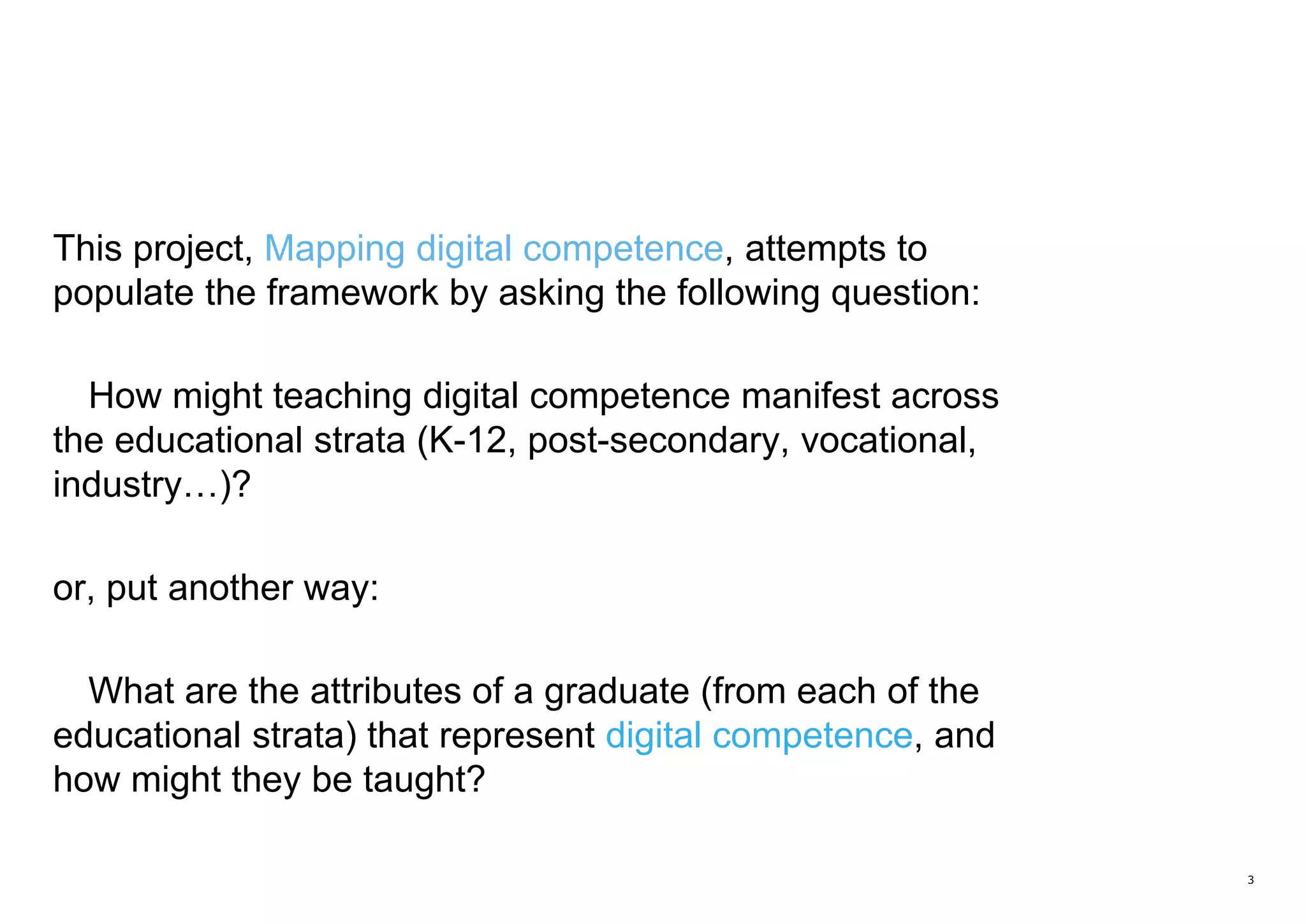 Mapping digital competence | PPTX