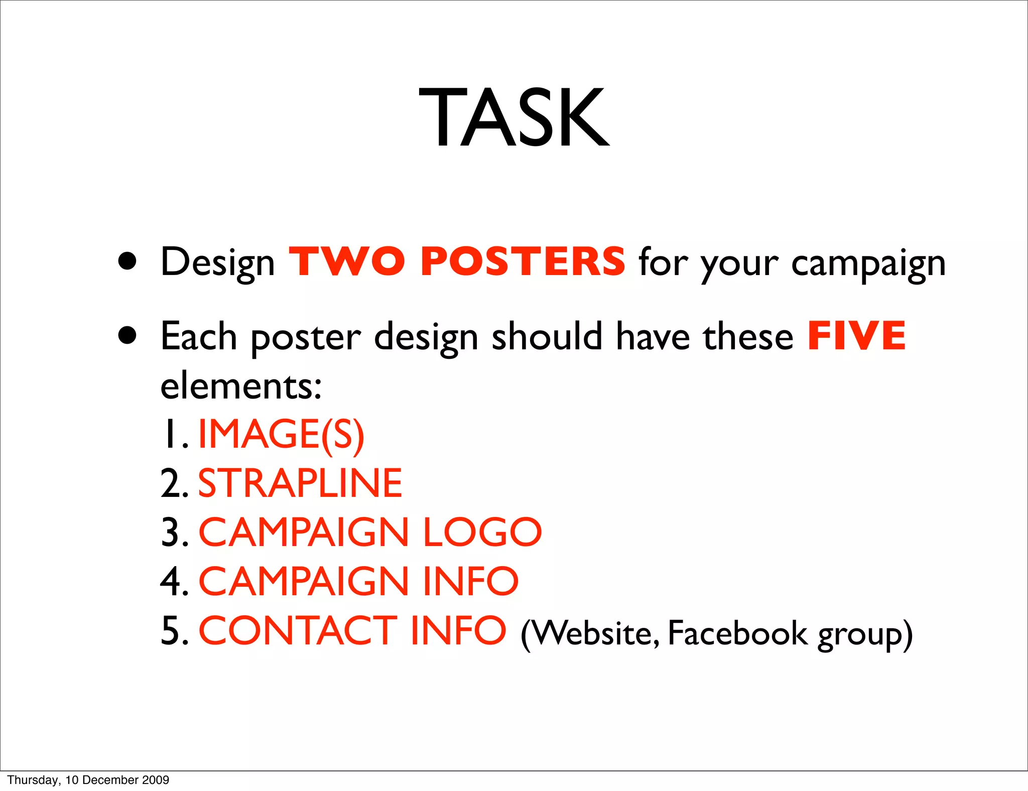 L2 Campaign Poster Design | PDF