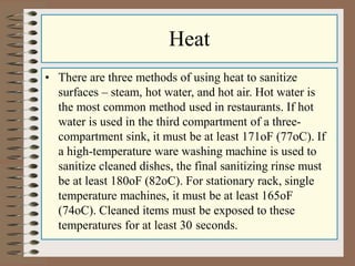 L2 CLEANING and Sanitizing. (food industry)pptx | PPTX