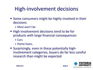 L2 consumer behavior bho1171 | PPTX