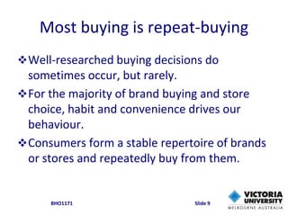 L2 consumer behavior bho1171 | PPTX