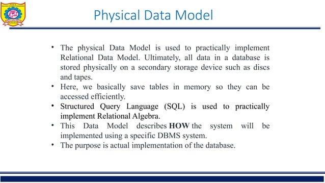 Data Models in Database Management System | PPTX